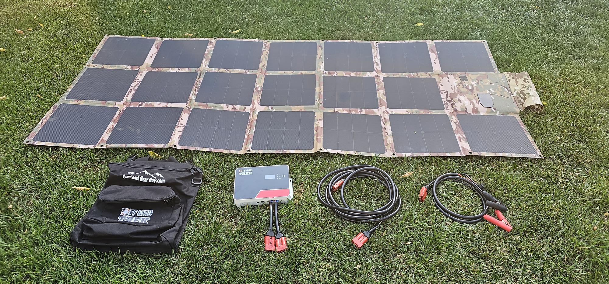 300W Solar Blanket Bug Out Package to charge your 12V/24V/36V/48V ...