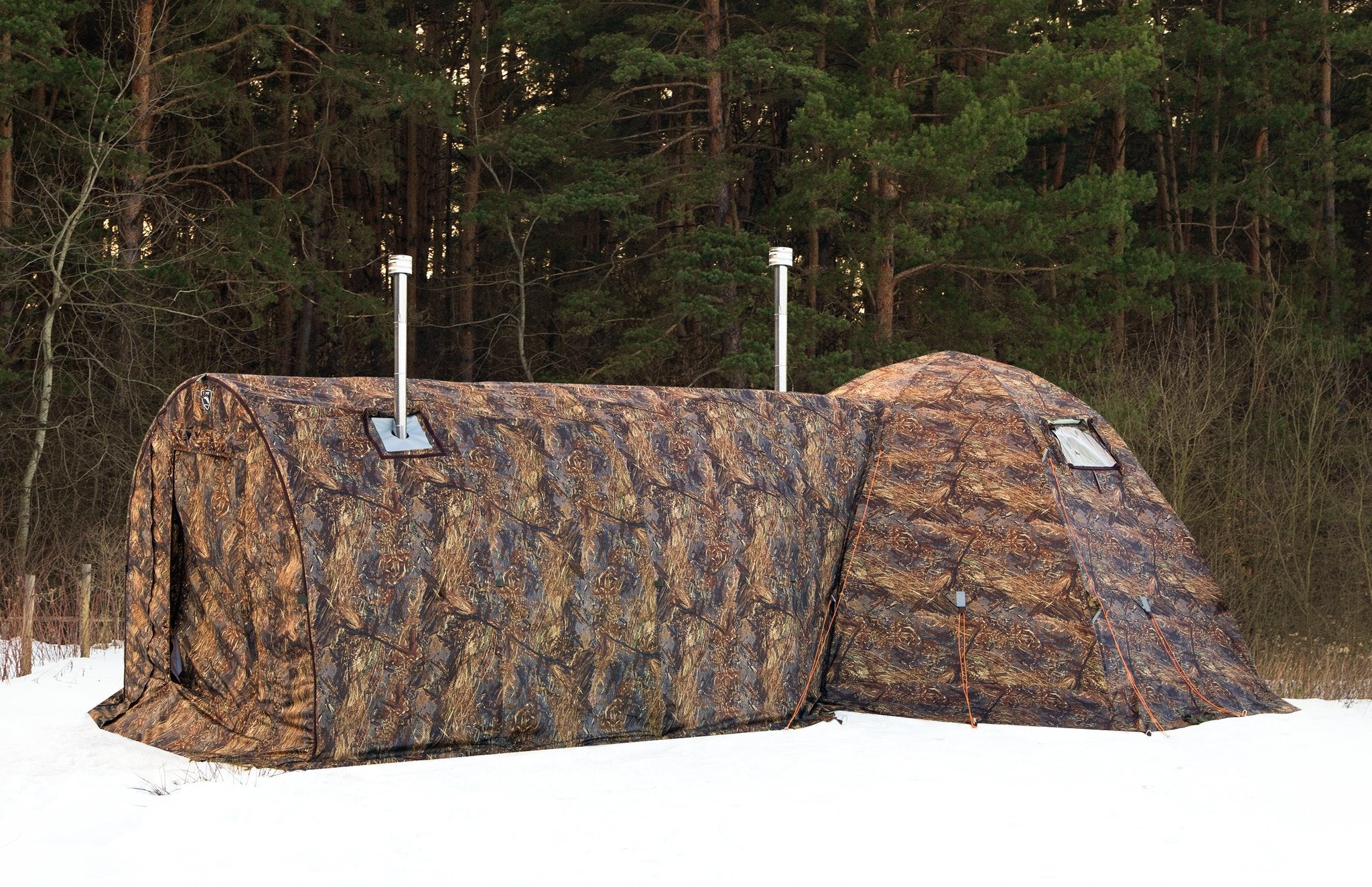 All-Season Premium Outfitter Tent with Stove Jack "UP-5". Comfort for 3 ...